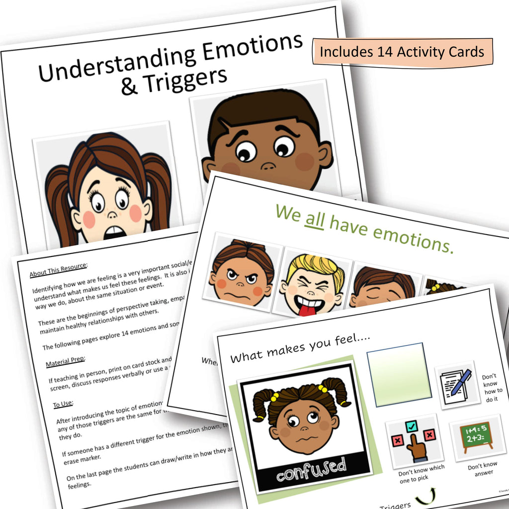 'Emotions' Activity Pack | Set 1 – Socially Skilled Kids
