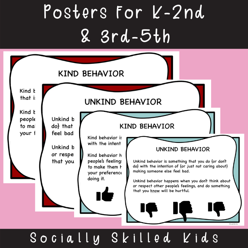 Friendship Behaviors | Social Skills Activities | Differentiated For K ...