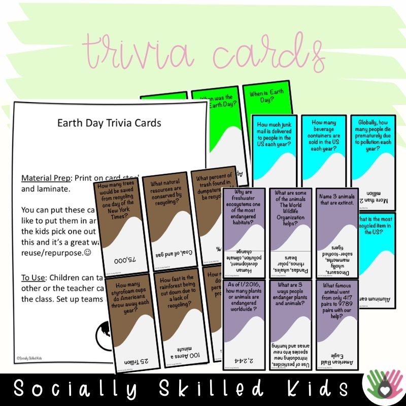 'Earth Day' Fun Pack – Socially Skilled Kids