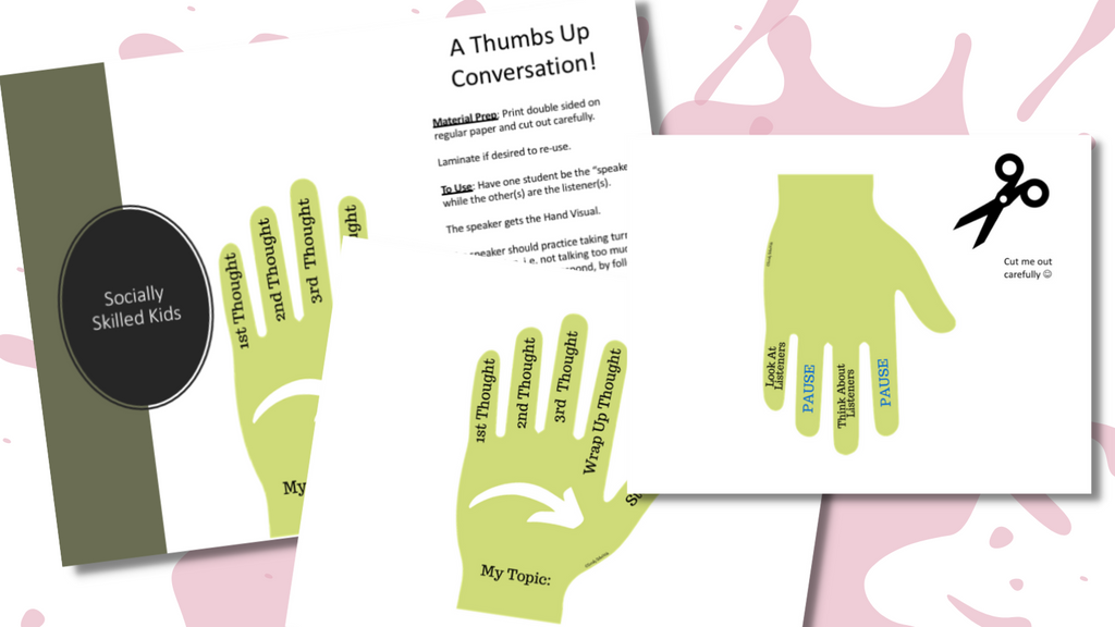 'Questions and Comments' Activity Pack – Socially Skilled Kids
