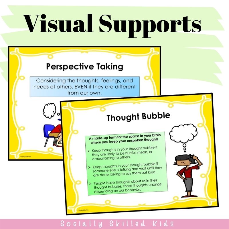 PERSPECTIVE TAKING ACTIVITIES | Pack 1 | Thought Bubble Scenarios and ...