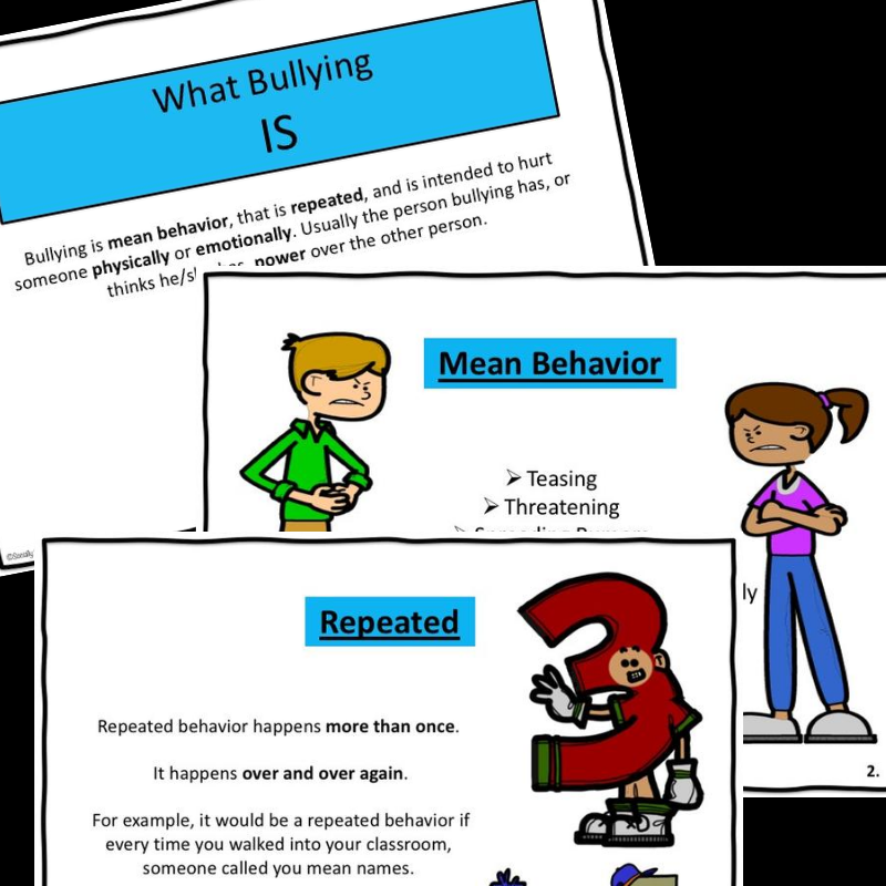 I Know What Bullying Is...And Isn't | Social Skills Story and Activiti ...