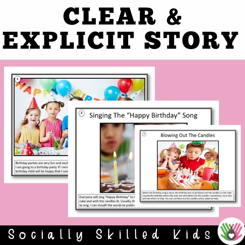 I Am Going To A Birthday Party! | Social Skills Story and Activity ...