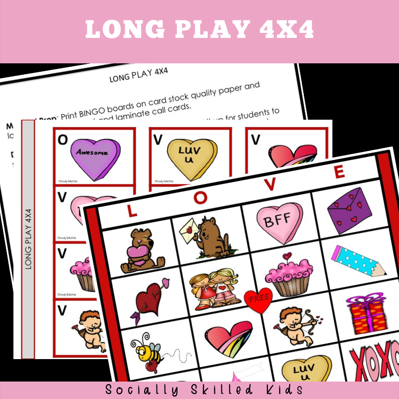 Valentine's Day BINGO | Differentiated For K-5th Grade – Socially ...