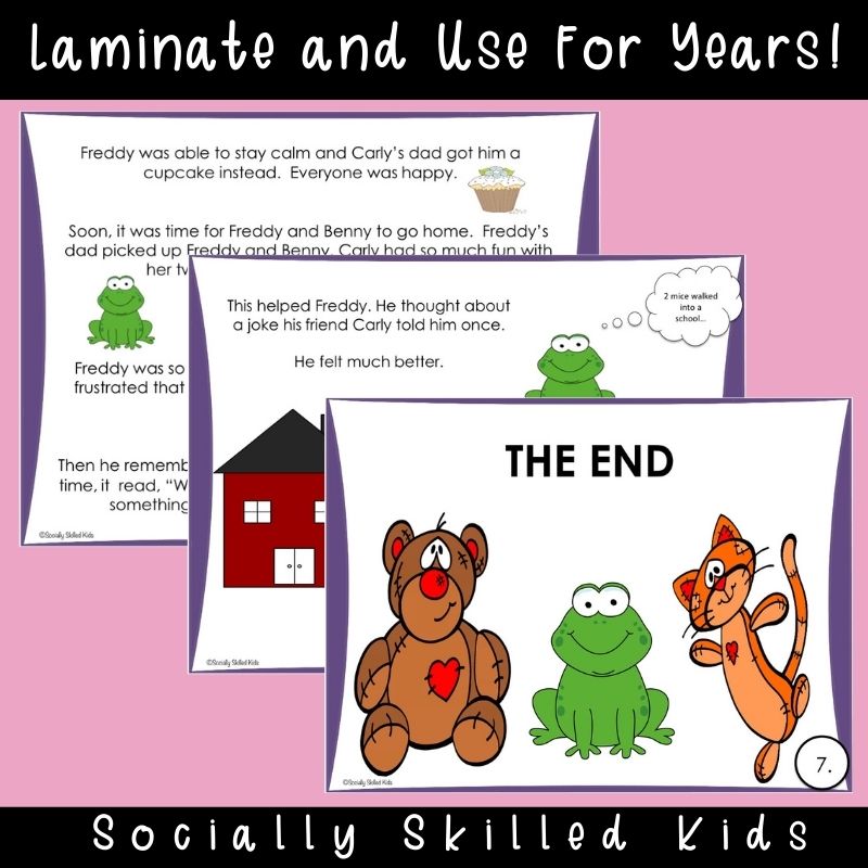 Freddy Frog's Frustration Story | Social Skills Story & Activities ...