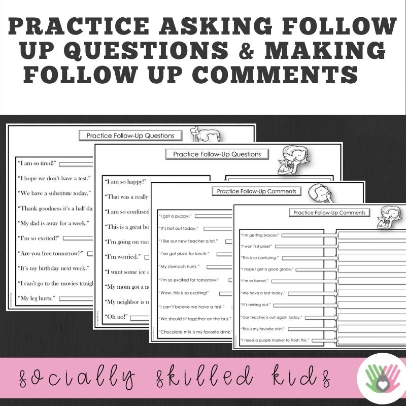 Questions, Comments and Connections || Visual Checklists and Activitie ...