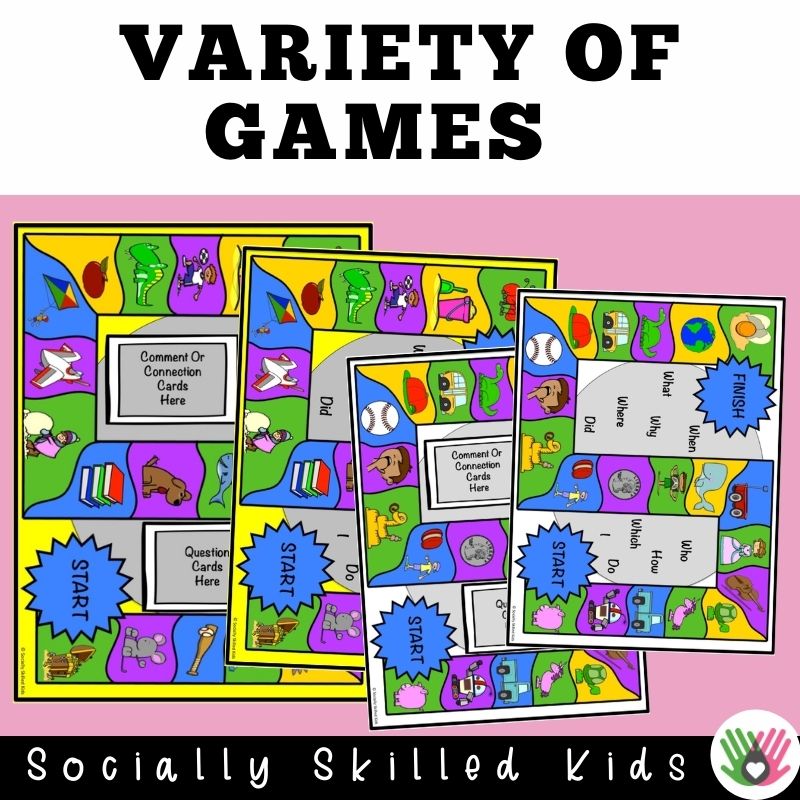 Questions, Comments, and Connections | Differentiated Board Games | Fo ...