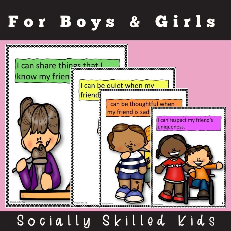 ALL ABOUT ME and my friends | Social Skills Story & Activities ...