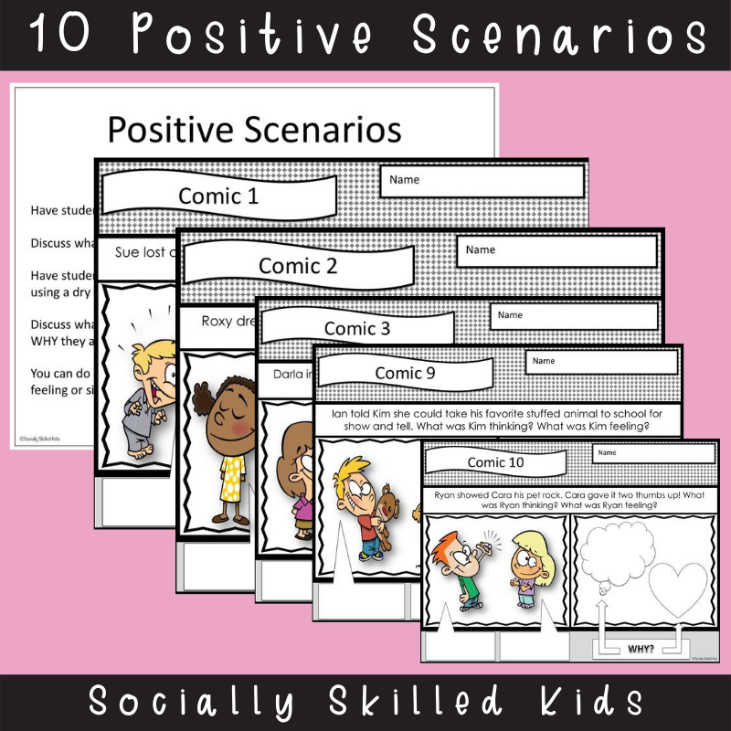 PERSPECTIVE TAKING Activity | Comic Strip Style | K-2nd | Color Versio ...