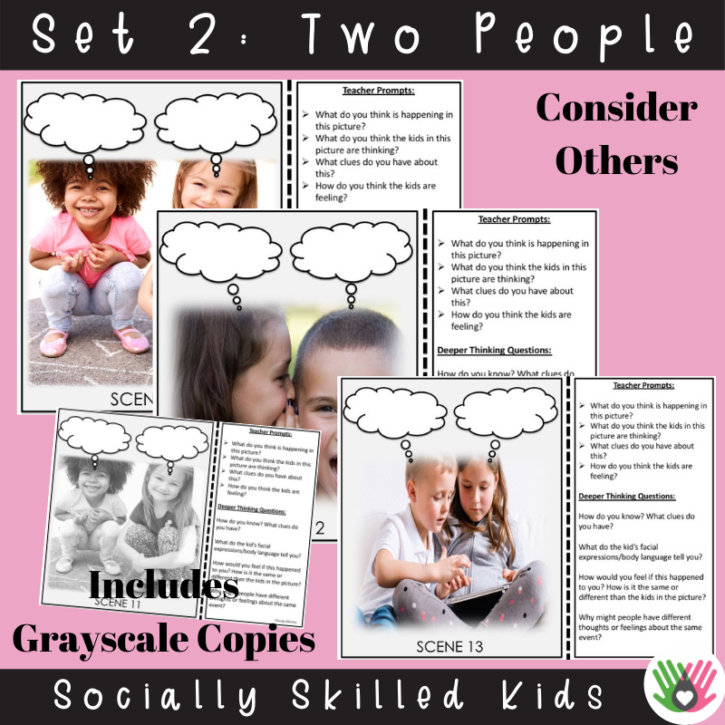 Perspective Taking Photo Activity Cards | Set 1 | What Are They Thinki ...