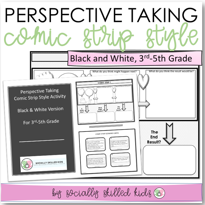 PERSPECTIVE TAKING and PROBLEM SOLVING Activity | Comic Strip Style ...