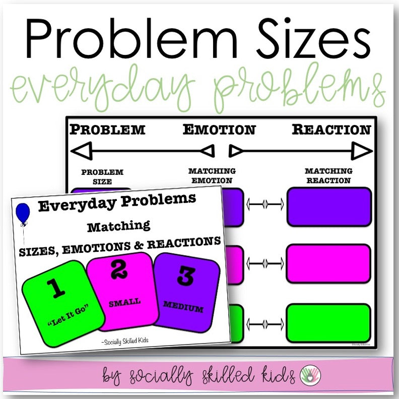 Problem Sizes | Matching Emotions and Reactions – Socially Skilled Kids