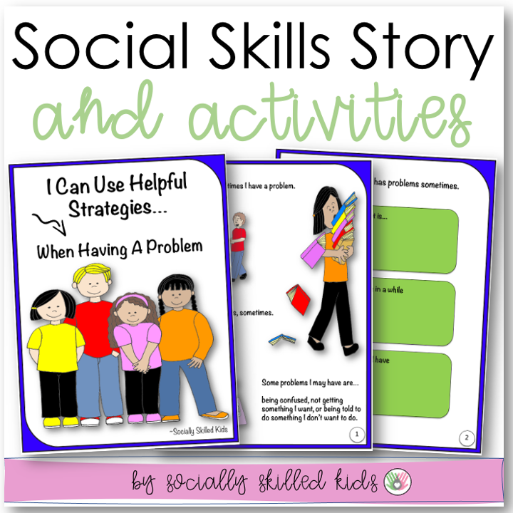 I Can Use Helpful Strategies | Social Skills Story and Activities | Fo ...