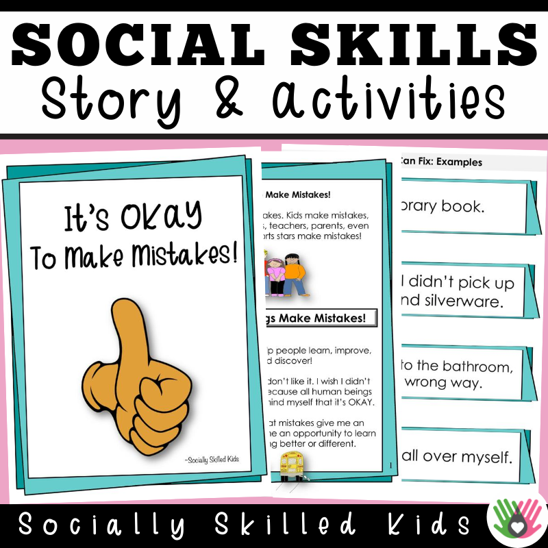 Social Skills Stories And Activities | Pack 7 | Coping Strategies | Fo ...