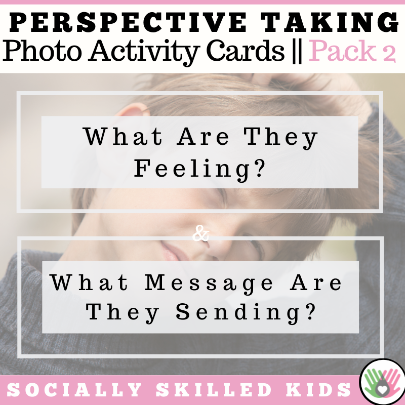 Perspective Taking Photo Activity Cards | Pack 2 | What Are They Feeli ...