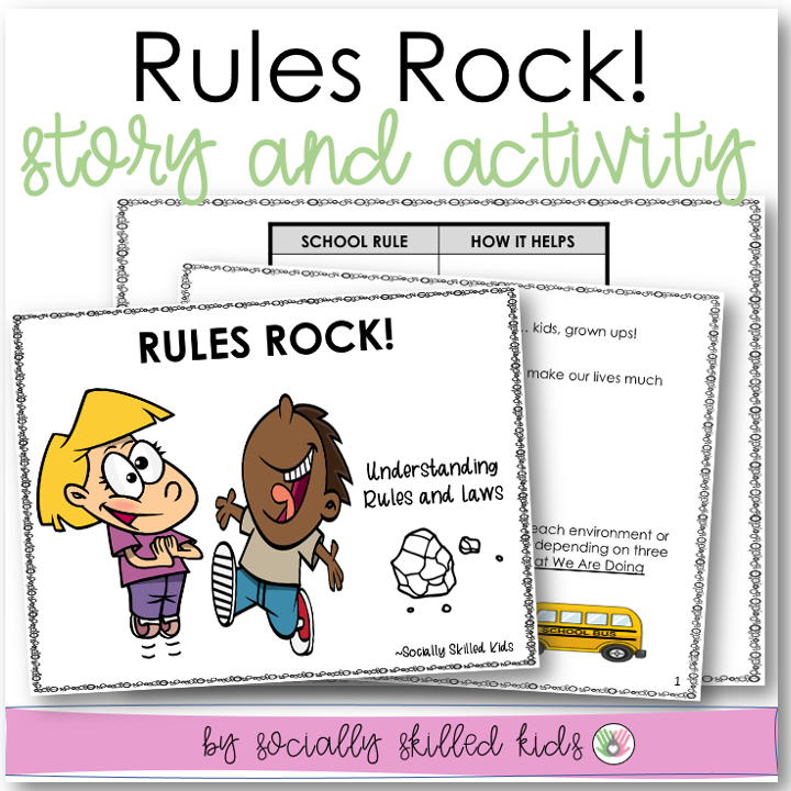 Rules Rock! | Social Skills Story and Activities – Socially Skilled Kids