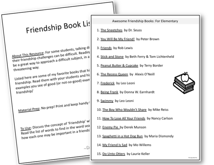 'Friendship' Activity Pack – Socially Skilled Kids