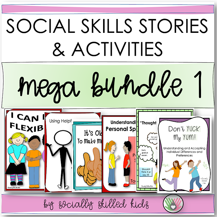 Social Skills Stories | MEGA 6 BUNDLE | Set 1 | For 3rd-5th – Socially ...