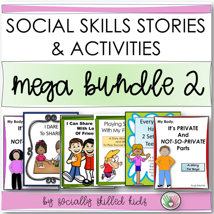 Social Skills Stories | MEGA 6 BUNDLE | Set 2 | For K-2nd – Socially ...