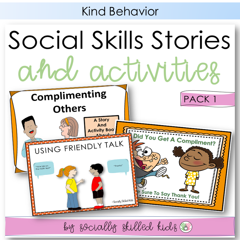 Social Skills Stories And Activities | Pack 1 | Kind Behaviors | For 1 ...