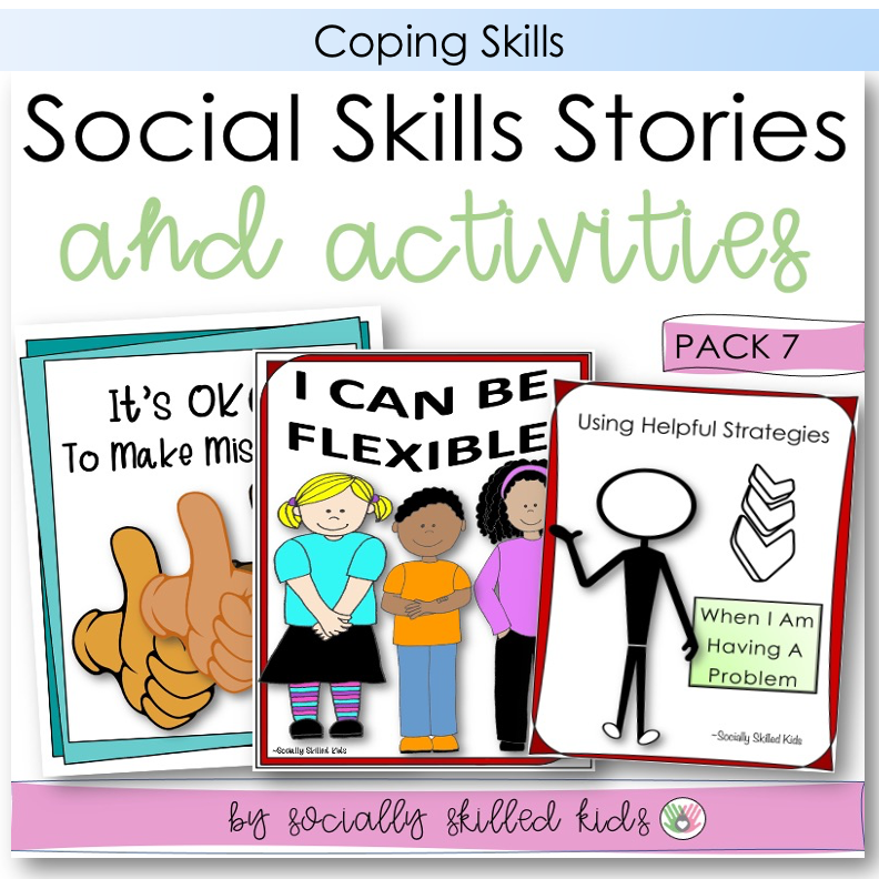 Social Skills Stories And Activities | Pack 7 | Coping Strategies | Fo ...