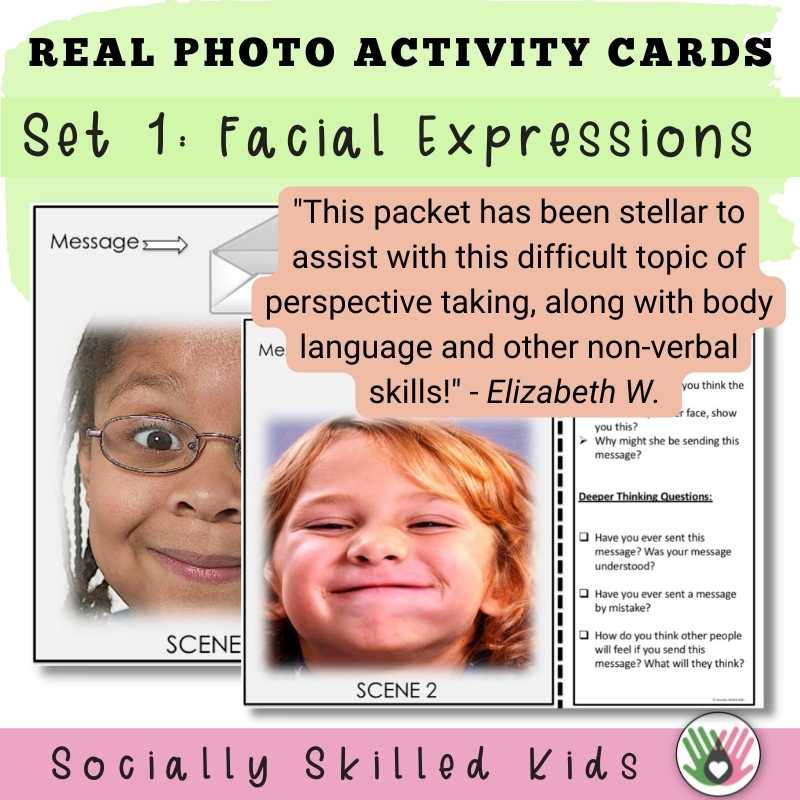 Perspective Taking Photo Activity Cards For Non Verbal Communication ...