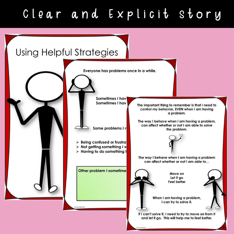 Using Helpful Strategies | Social Skills Story and Activities | For 3r ...