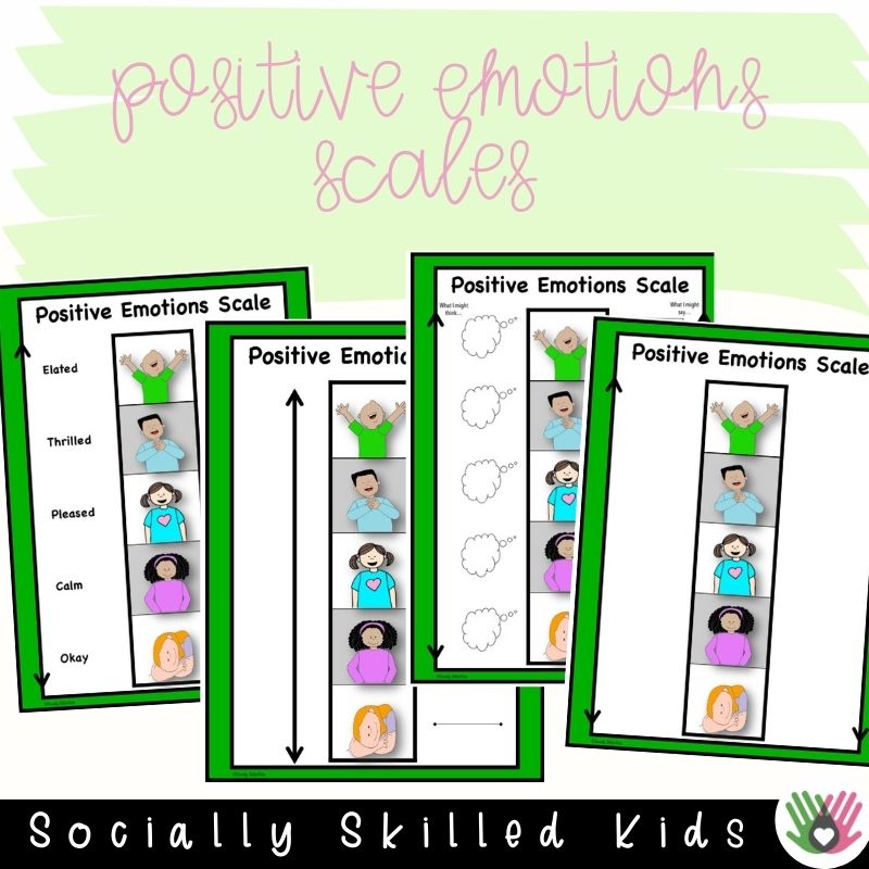 Emotions Scales | Positive And Negative Scales And Activities ...