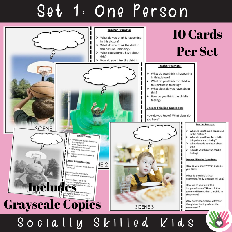 Perspective Taking Photo Activity Cards | Set 1 | What Are They Thinki ...