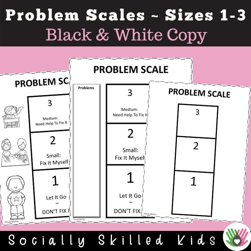 Problem Size Scales and Activities | Differentiated For K-5th ...