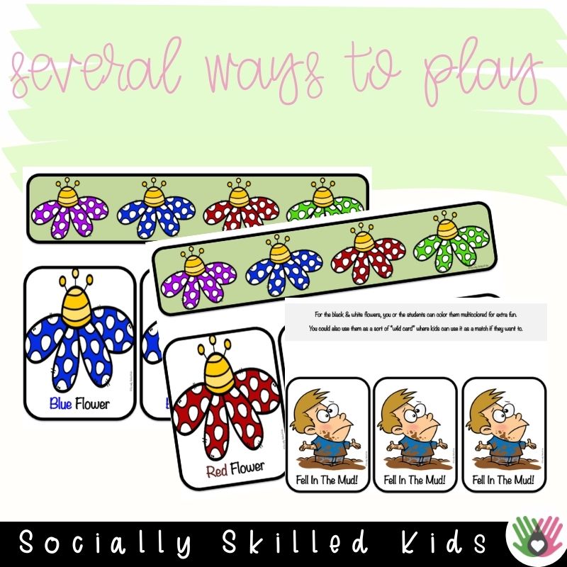 Memory and Matching Games | Spring Themed – Socially Skilled Kids