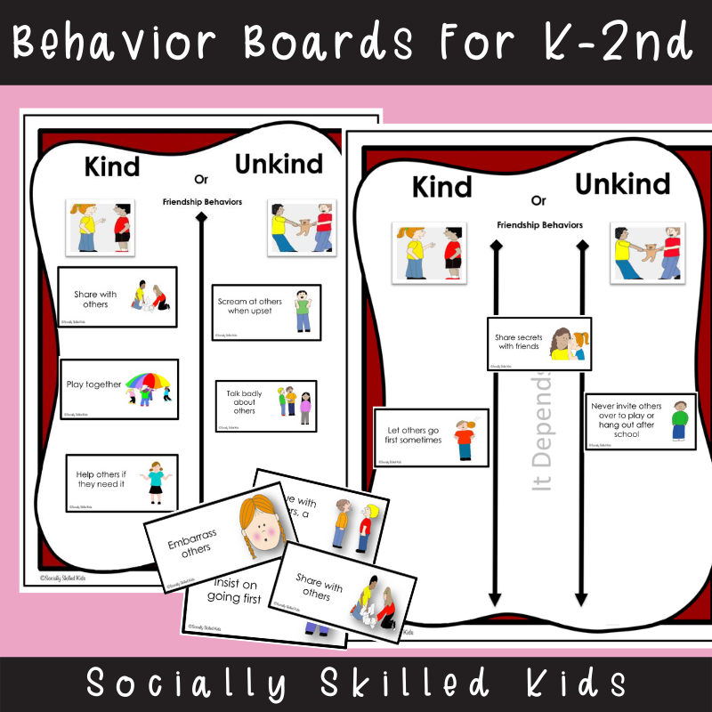 Friendship Behaviors | Social Skills Activities | Differentiated For K ...