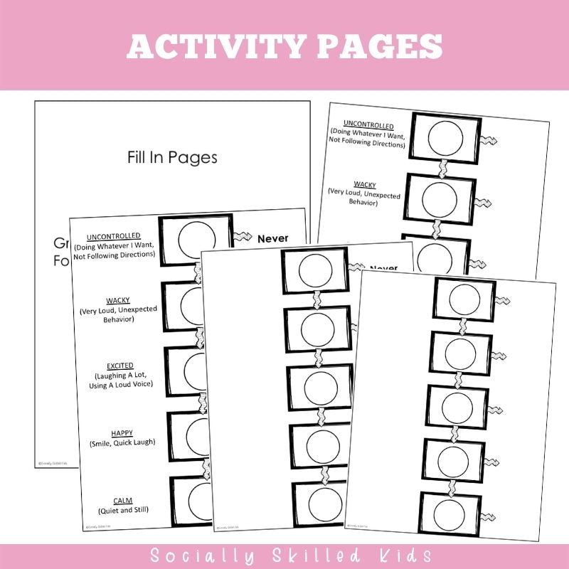 Silly Behavior Scale and Activity | Freebie – Socially Skilled Kids