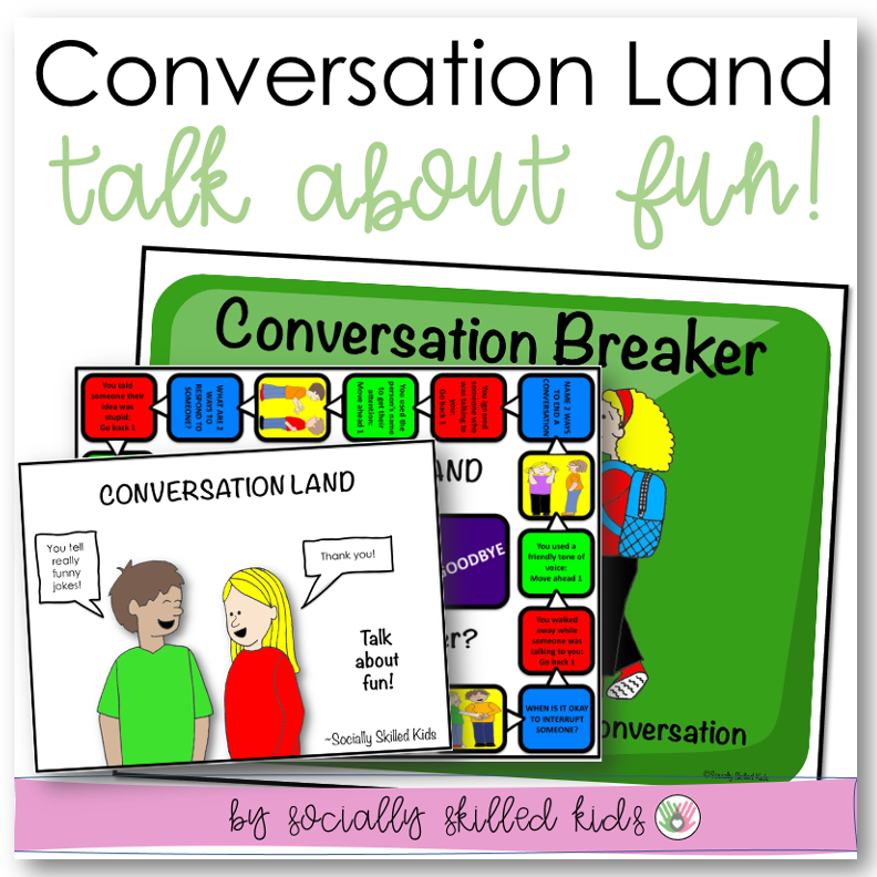 Conversation Cue Cards | Visual Supports – Socially Skilled Kids
