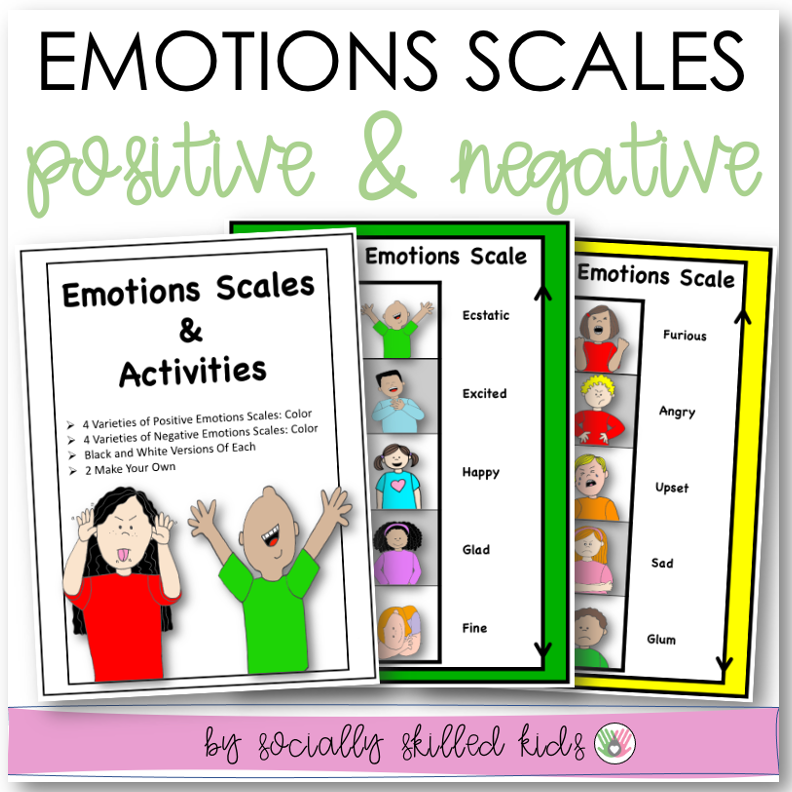 Emotions Scales | Positive And Negative Scales And Activities ...