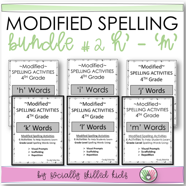 Modified Spelling Activities | MEGA BUNDLE | Featuring 'a' - 'z' Words ...