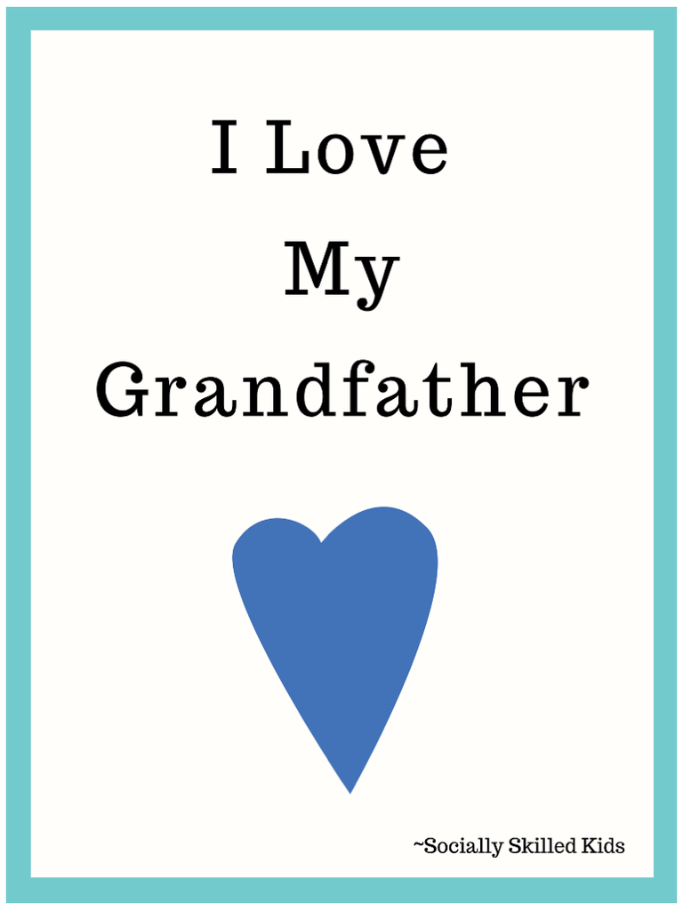 I Love My Grandfather! | Social Skills Story – Socially Skilled Kids