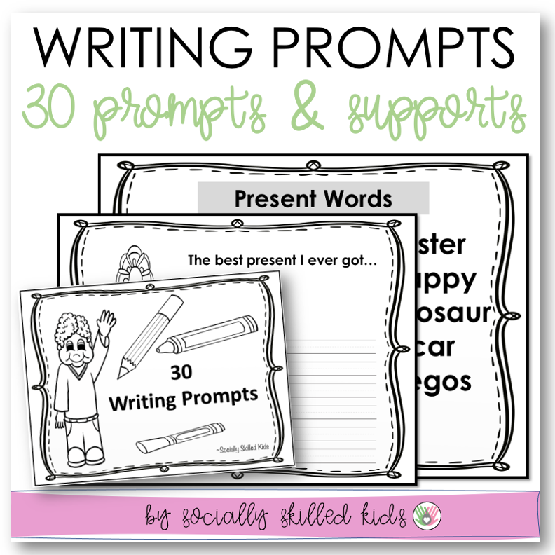 Writing Prompts | 30 Differentiated Prompts With Supports – Socially ...